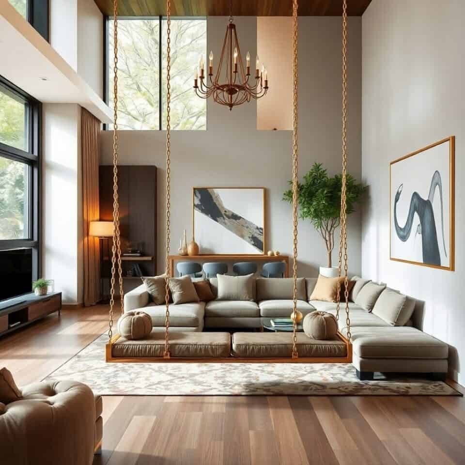 Swing Into Comfort With These Amazing Indoor Swings: 15 Creative Ideas ...