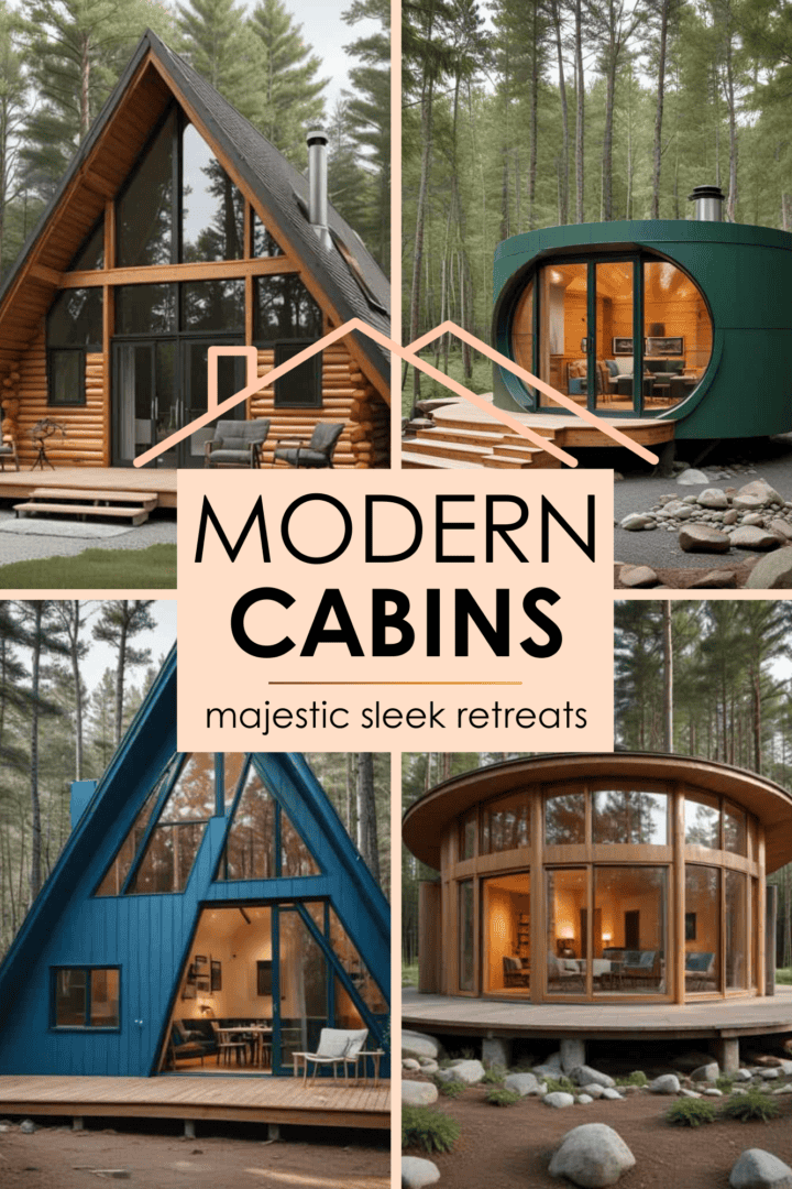 18 Modern Cabins – Majestic Sleek Retreats – DecoFond