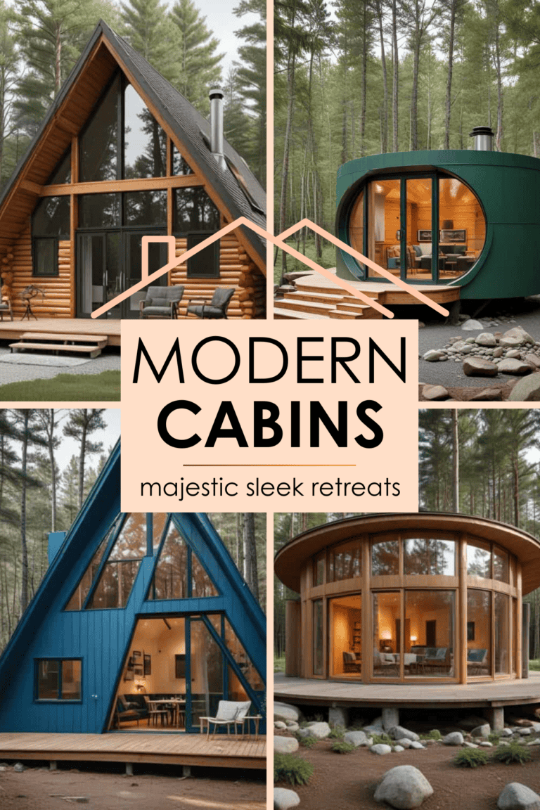 18 Modern Cabins – Majestic Sleek Retreats – DecoFond