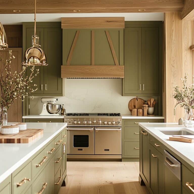 17 Reasons Why Olive Green Is the New Go-To Color For Modern Kitchens ...