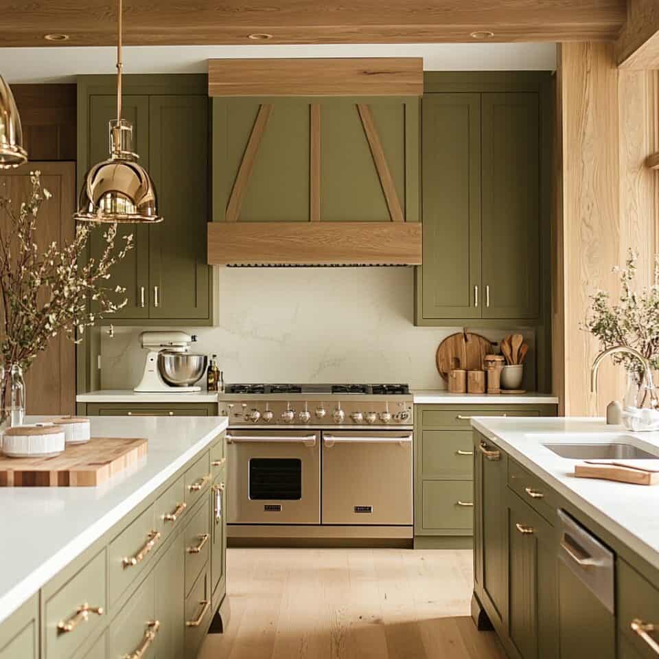 17 Reasons Why Olive Green Is the New Go-To Color For Modern Kitchens ...