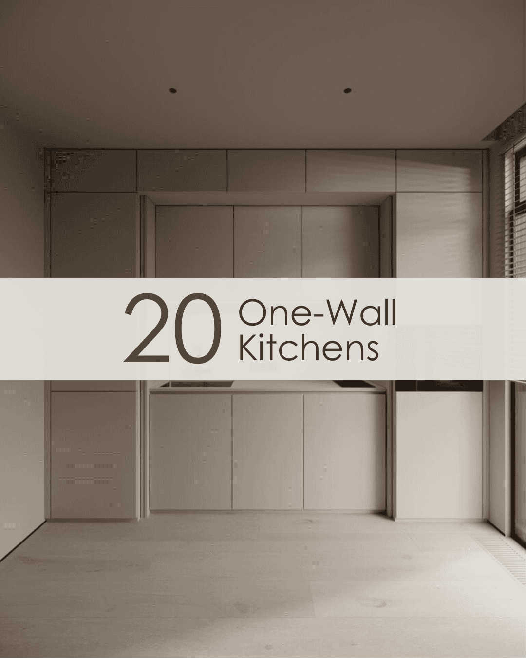 20 One-Wall Kitchens That Prove Less Is More – DecoFond