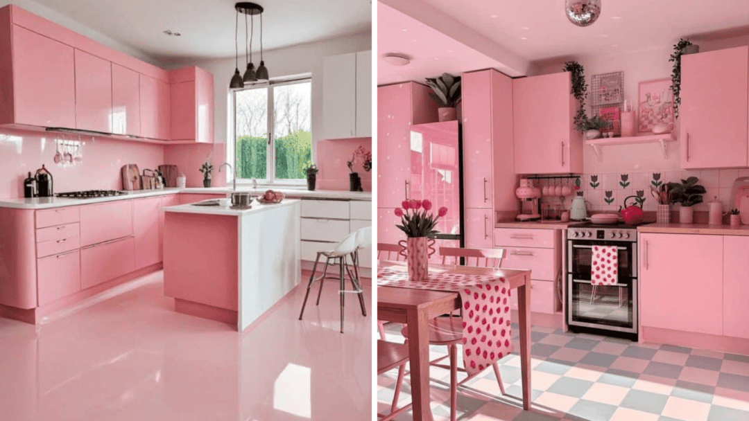 Who Knew Pink Could Make Your Kitchen Look This Gorgeous? – DecoFond