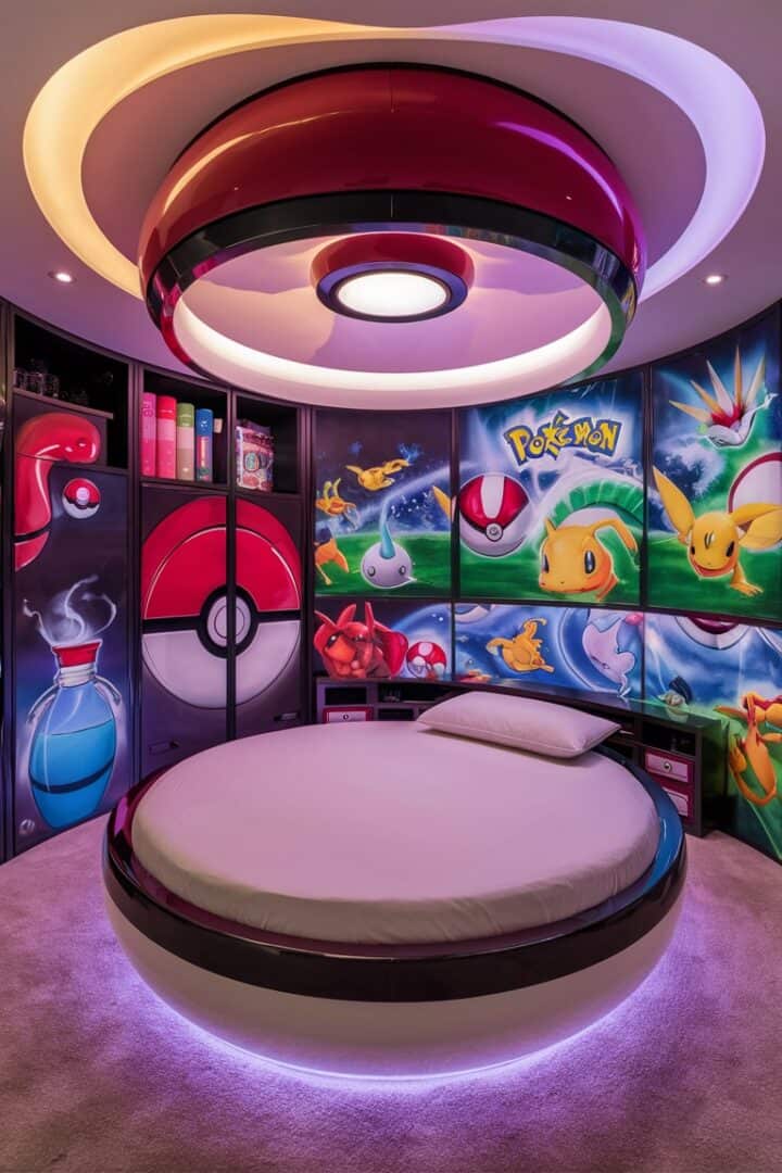19 Inspirations For Pokemon Bedrooms: Gotta Catch These Ideas! – DecoFond