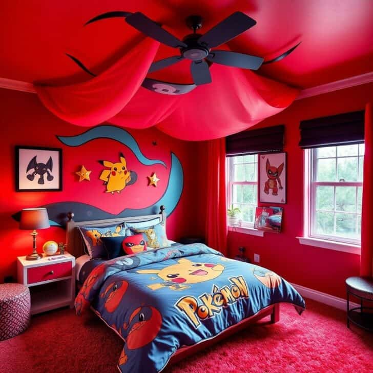 19 Inspirations For Pokemon Bedrooms: Gotta Catch These Ideas! – DecoFond