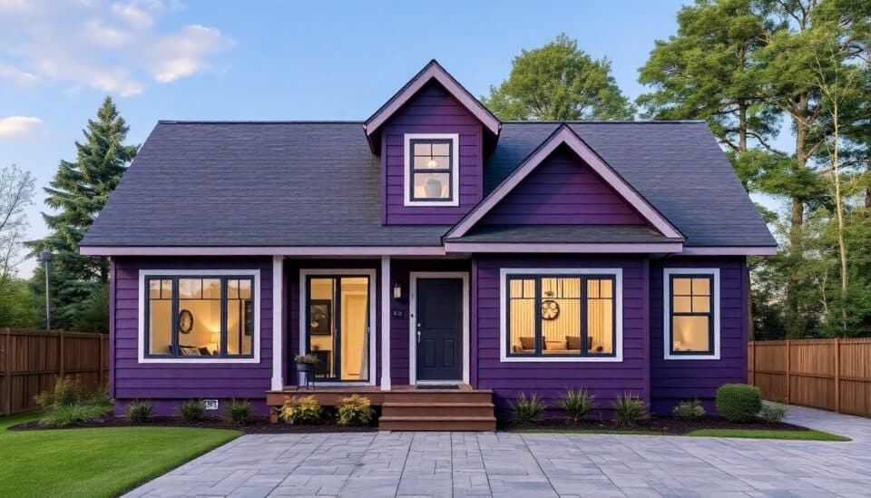 Beautiful Purple Perspective: 10 Purple Houses With a Magical Vibe ...