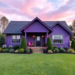 Beautiful Purple Perspective: 10 Purple Houses With a Magical Vibe ...