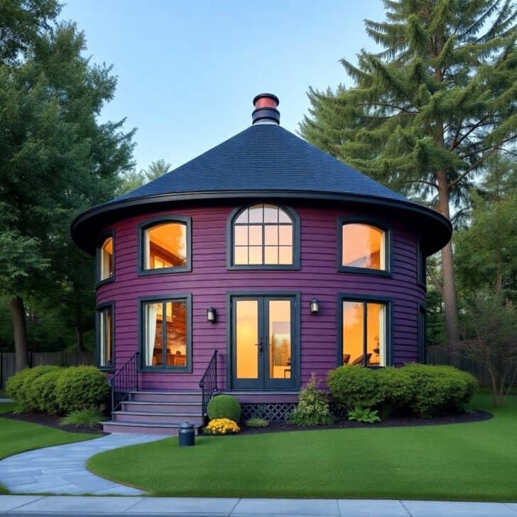 Beautiful Purple Perspective: 10 Purple Houses With a Magical Vibe ...