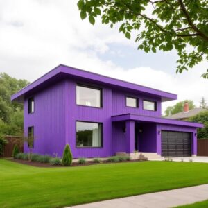 Beautiful Purple Perspective: 10 Purple Houses With a Magical Vibe ...