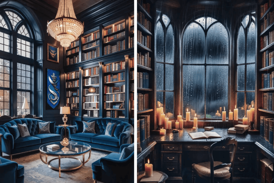 When Brains Meet Beauty: 10 Interiors That Channel Ravenclaw Vibes ...