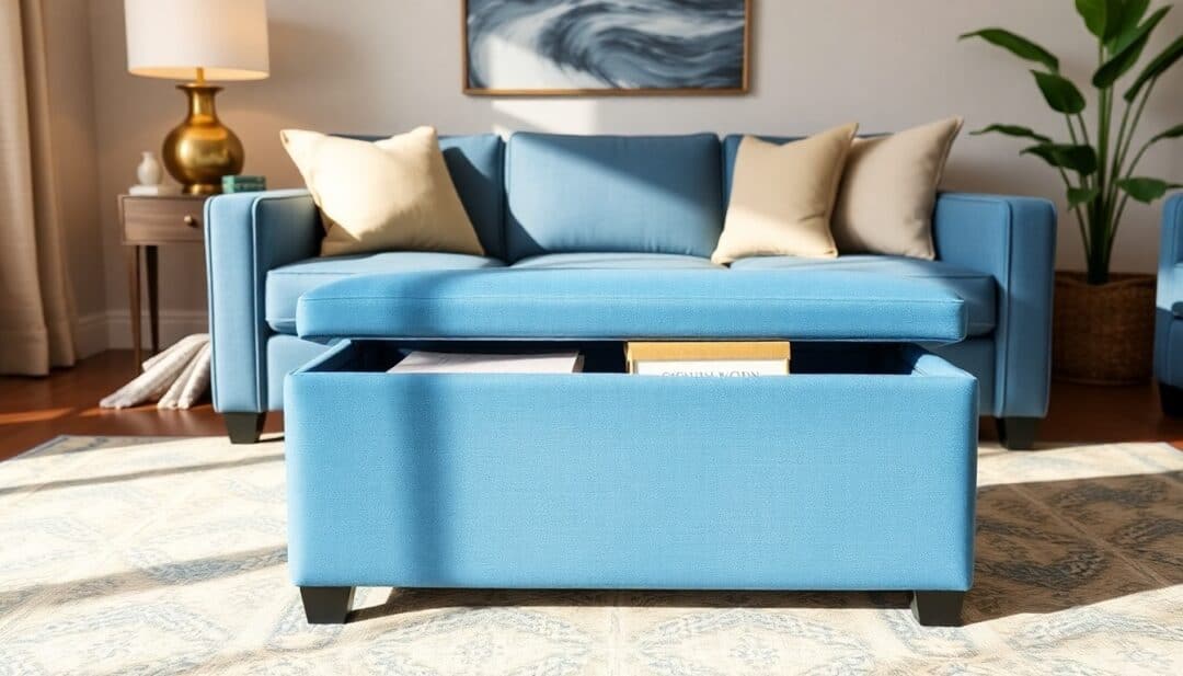 Compact and Clever Furniture: 13 Storage Ottomans For Your Home – DecoFond