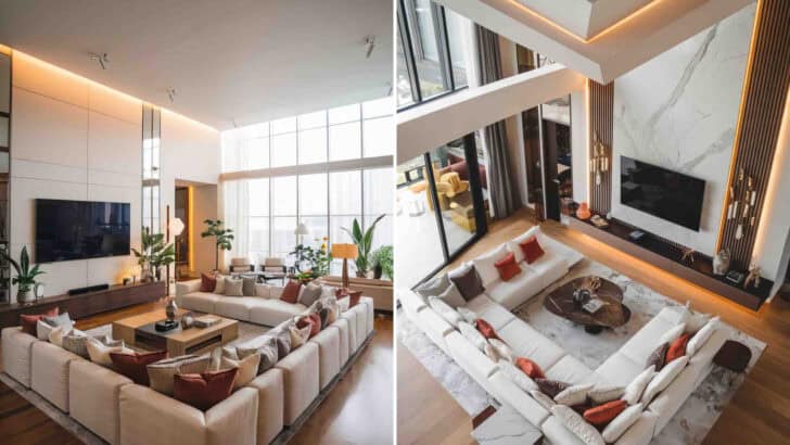 21 Breathtaking Living Rooms with Sky-High Ceilings – DecoFond