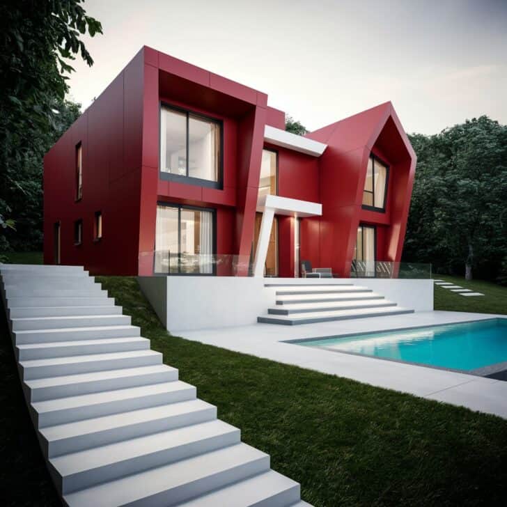 The Shades Of Passion: 10 Red Houses That Stand Out – DecoFond