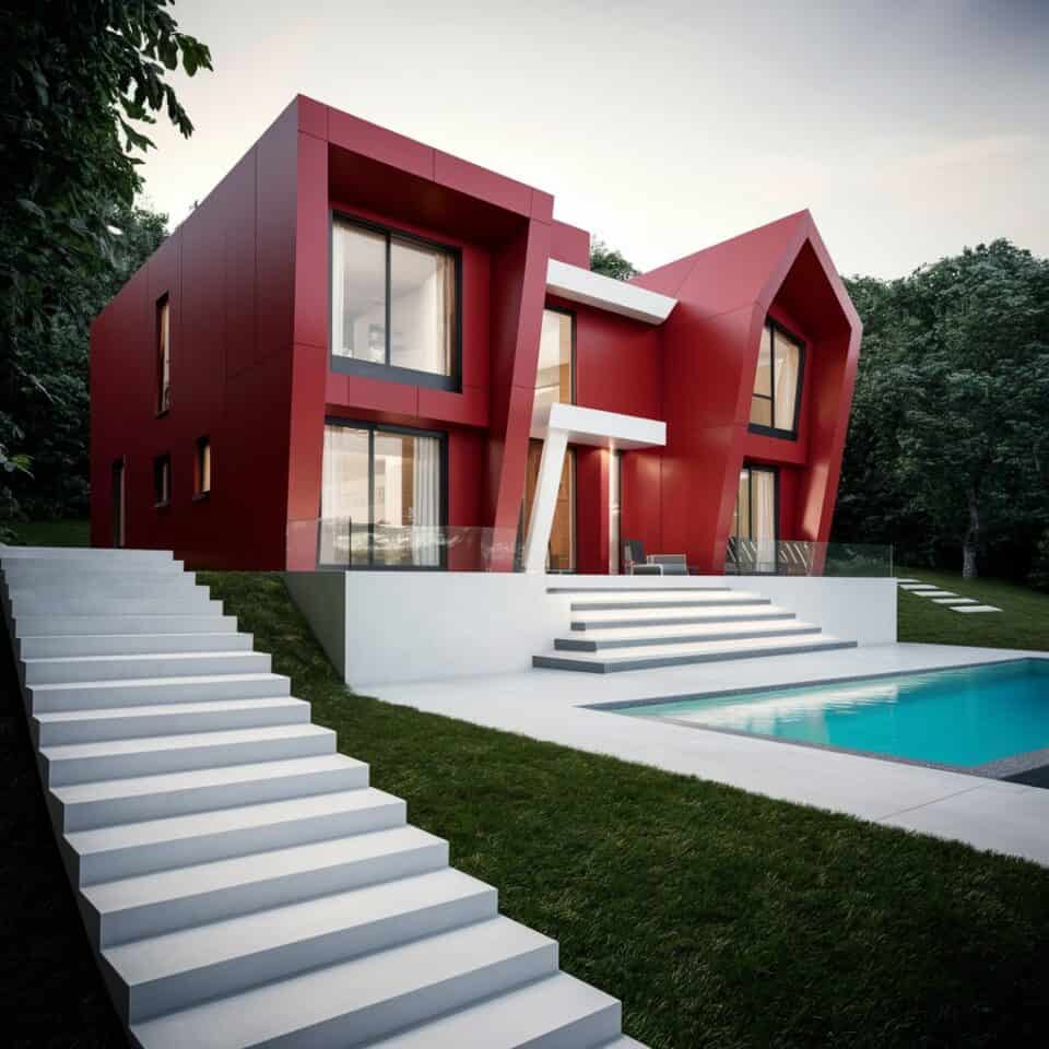 The Shades Of Passion: 10 Red Houses That Stand Out – DecoFond