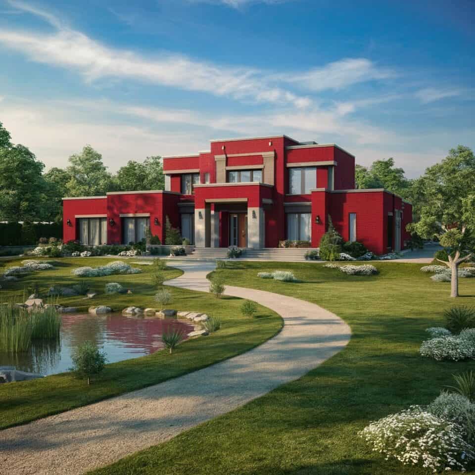 The Shades Of Passion: 10 Red Houses That Stand Out – DecoFond