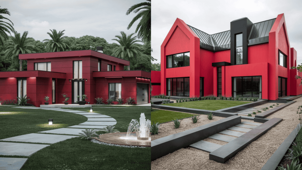 The Shades Of Passion: 10 Red Houses That Stand Out – DecoFond