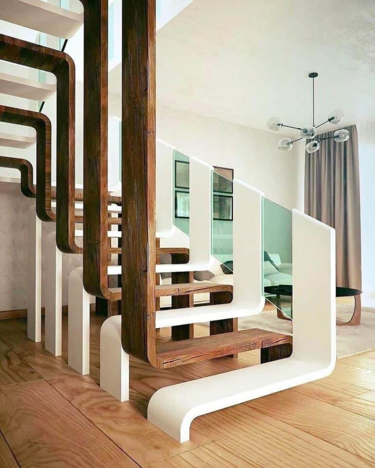 Magical Wooden Steps: 12 Wooden Stairs Ideas For A Timeless Beauty ...