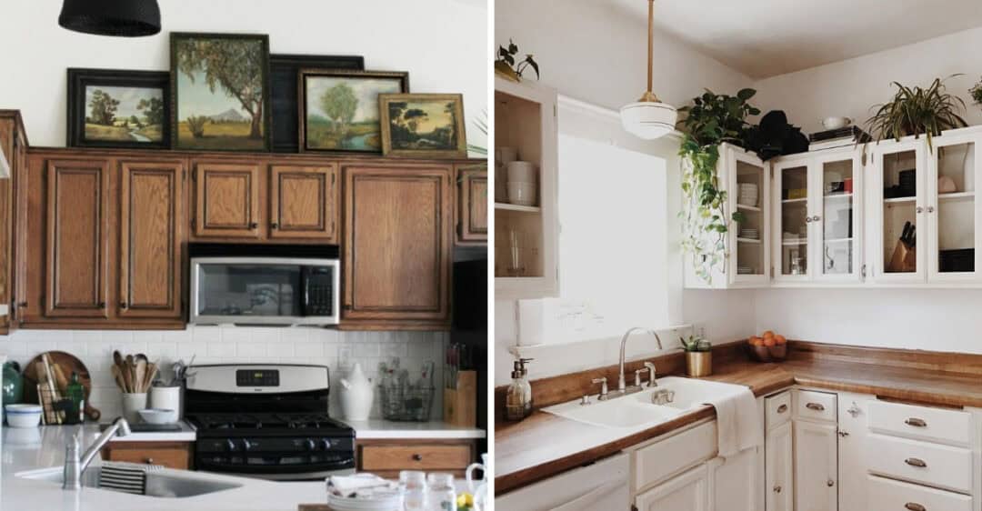 10 Things You Can Do With That Awkward Space Above Your Kitchen ...