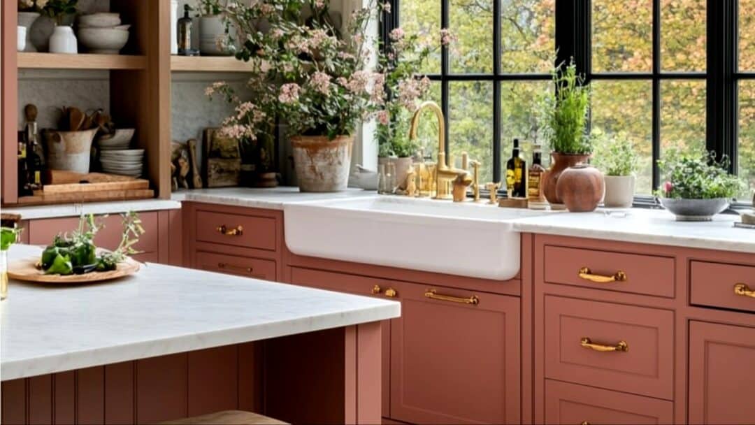 7 Enchanting Farmhouse Kitchens Drenched in Pink – DecoFond