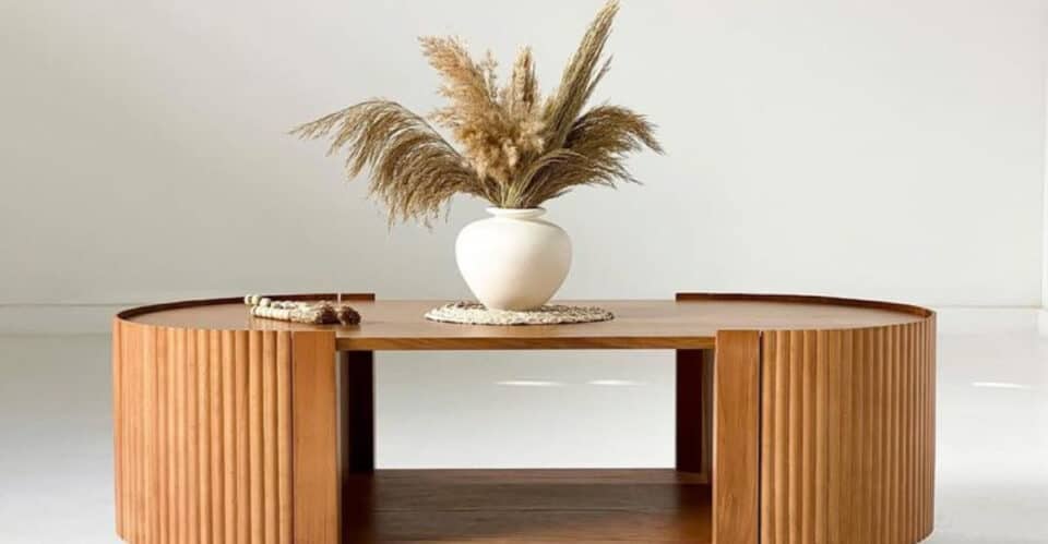 12 Fluted Coffee Tables That Deserve Their Own Fan Club – DecoFond