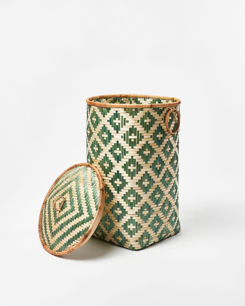 10 Beautiful Hampers That Dress Up Your Laundry Routine – DecoFond