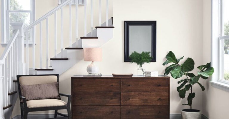 10 Paint Colors That Pair Beautifully With Dark Wood, According To ...