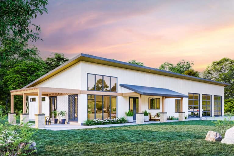 Tour This Modern Tiny Home Under 2,000 Sq Ft With a 3-Car Garage and a ...